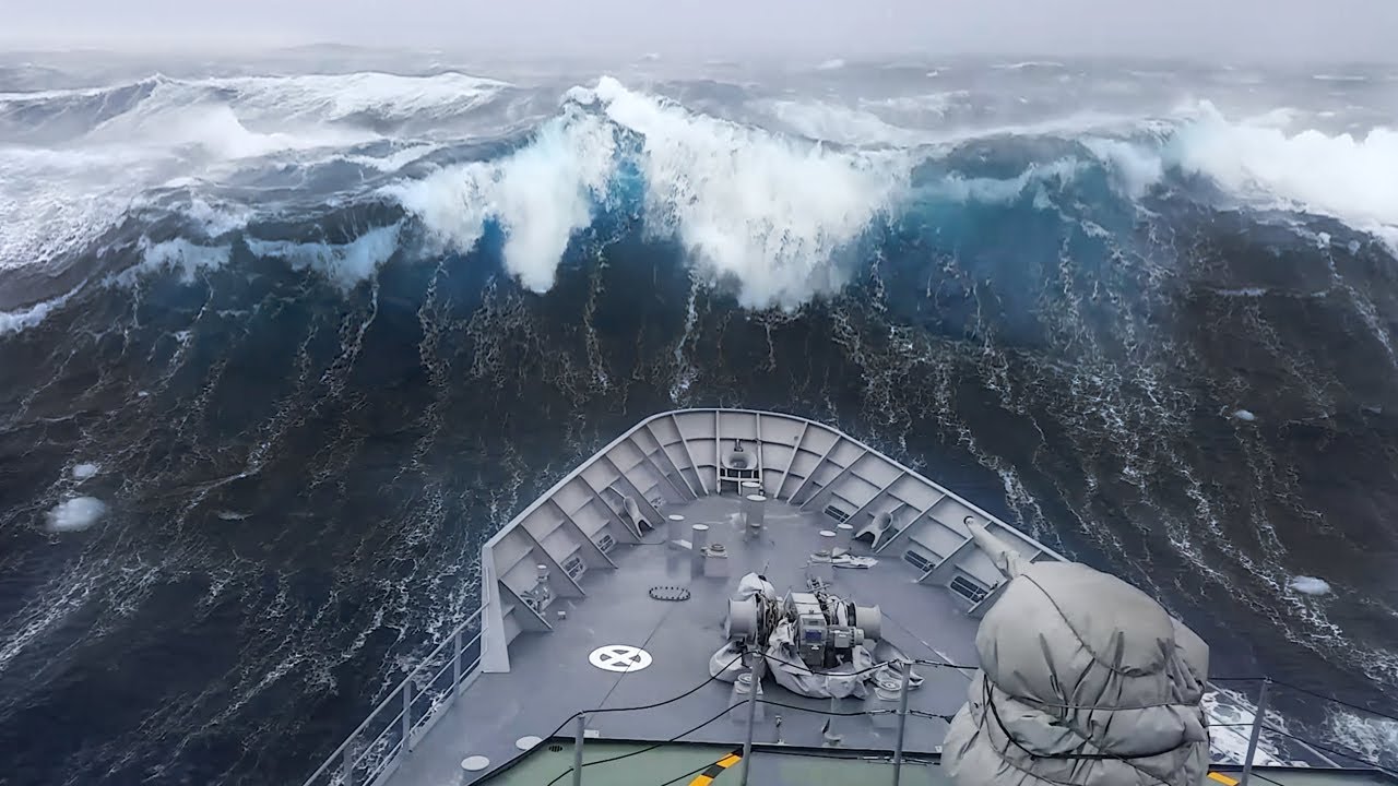 10 MONSTER WAVES vs SHIPS - What The Heck?